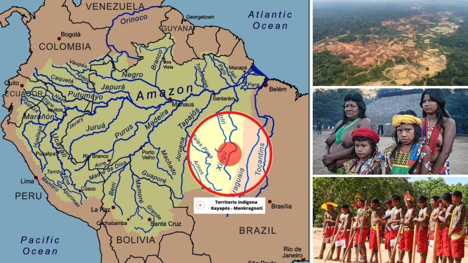 Los Kayapó (Mebêngôkre) - Indígenas del Amazonas-Brasil